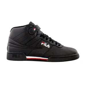 FILA F-13v Leather High-top Sneakers - Black