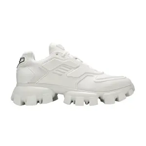 Prada Cloudbust Thunder Knit Sneakers - White