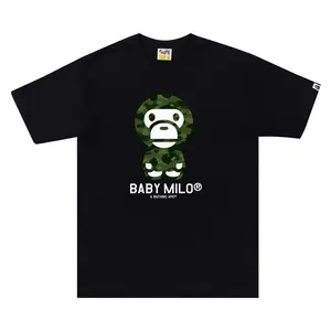 A BATHING APE Color Camo Baby Milo Tee - Black