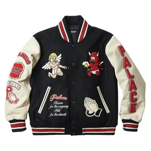 PALACE Fallen Angels Varsity Jacket - Blue