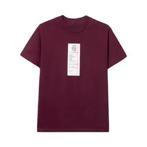 ANTI SOCIAL SOCIAL CLUB Read Receipts Tee 'maroon - Red