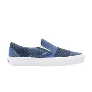 VANS Classic Slip-on Tie Print Patchwork - Blue