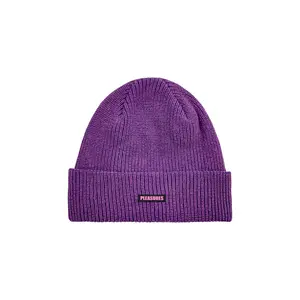 PLEASURES Impact Logo Beanie - Purple