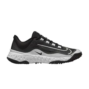 Nike Alpha Huarache Elite 4 Tf - Black
