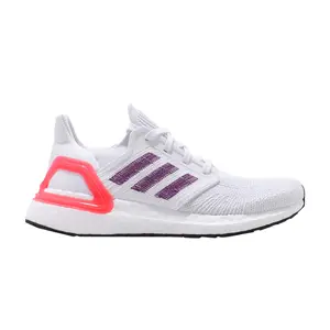 Adidas Ultraboost 20 Lace Up Sneakers White