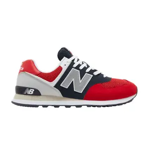 NEW BALANCE New Balance 574 Pebbled Sport Sneakers Red