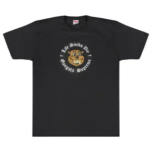 Supreme Life Sucks Die T-shirt - Black