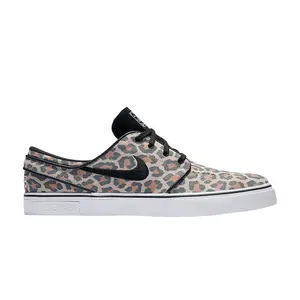 Nike Wacko Maria X Zoom Janoski Sb Leopard Print Sneakers - Tan