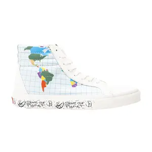 VANS Save Our Planet X Sk8-hi Reissue Sneakers - White