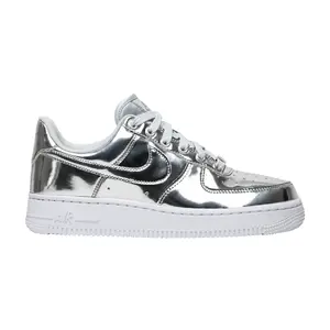 Nike Force 1 Sp 'liquid Metal Chrome' Sneakers - Silver