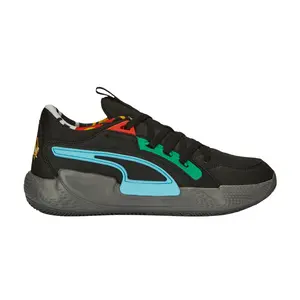 PUMA Court Rider Chaos 'block Party' Sneakers - Black