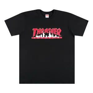Supreme X Thrasher Skyline Tee - Black