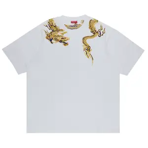 Supreme Dragon Wrap Short-sleeve Top - White