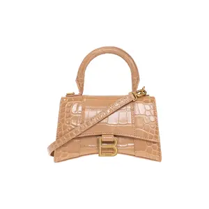 Balenciaga Xs Hourglass Shoulder Bag - Cream