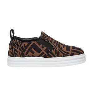 Fendi Ff Motif Rise Slip-on - Brown