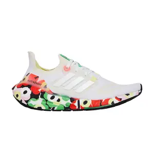 Adidas X Marimekko Ultraboost 22 'poppy' Sneakers - White
