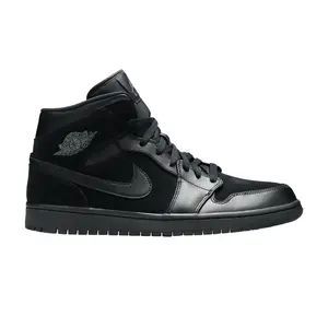 JORDAN 1 Mid Sneakers - Black