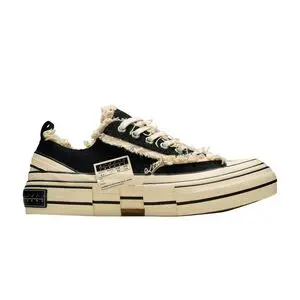 Yohji Yamamoto Xvessel X Patchwork Platform Low Sneakers