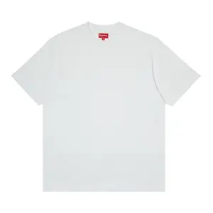 Supreme Contrast Appliqué Short-sleeve Top - White