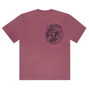 TRAVIS SCOTT Cross Tech Tee Ii 'washed - Pink