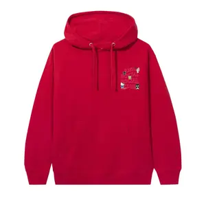 ANTI SOCIAL SOCIAL CLUB X Hello Kitty And Friends Hoodie - Red