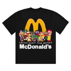 CACTUS PLANT FLEA MARKET X Mcdonald's Cactus Buddy! And Friends Tee - Black