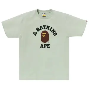 BAPE Pigment College Tee 'green' Green