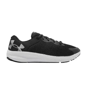 Under Armour Charged Pursuit 2 Big Logo Athletic Sneakers - Black