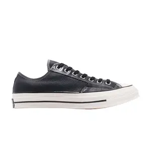 CONVERSE Chuck 70 Leather Low Top Sneakers - Black