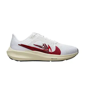 Nike Air Zoom Pegasus 40 Premium 'quadruple Swoosh' Sneakers - White