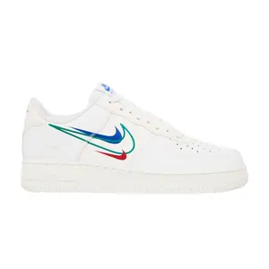 Nike Air Force 1 Low 'multi-swoosh' Sneakers - White