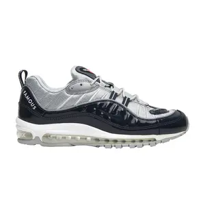 Nike Supreme X Air Max 98 'Obsidian' Sneakers Blue
