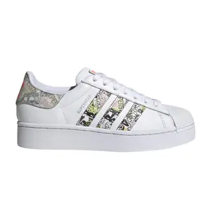 Adidas Superstar Bold 'graffiti Strip' Sneakers - White