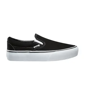 VANS Classic Slip-on Platform Sneakers - Black