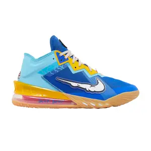 Nike Space Jam X Lebron 18 Low Ep 'wile E. X Roadrunner' Sneakers - Blue