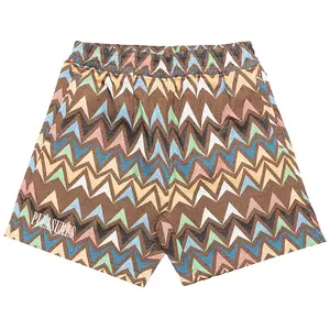 PLEASURES Basket Woven Shorts - Brown