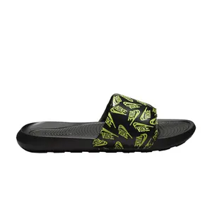 Nike Victori One Repeat Logo Slides - Black