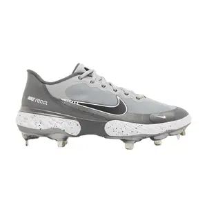 Nike Alpha Huarache Elite 3 Low Cleats - Grey