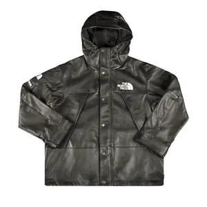 Supreme X The North Face Leather Mountain Parka - Black