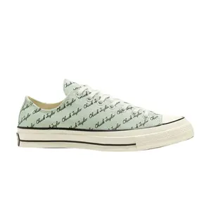 CONVERSE Chuck 70 Low Scripted Signature Print - Blue