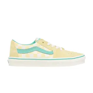 VANS Sk8-low Checkerboard Sneakers - Yellow