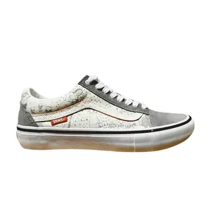 VANS No-comply X Daniel Johnston X Old Skool 'doodles' Sneakers - Grey