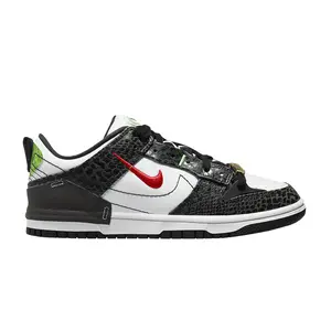 Nike Dunk Low Disrupt 2 'just Do It Black Snakeskin - White