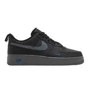 Nike Air Force 1 Carbon Fiber Weave Sneakers - Black