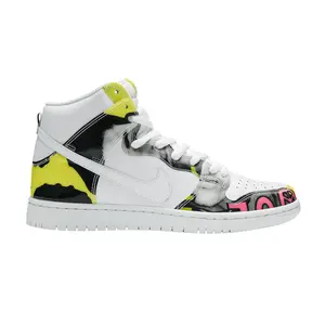 Nike Dunk High Premium Sb Qs 'de La Soul' Sneakers - White