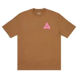 PALACE Tri-twister T-shirt 'mocha