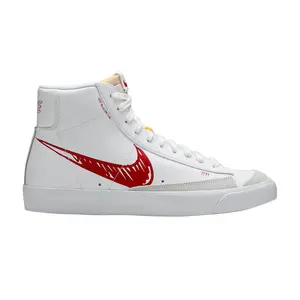 Nike Blazer Mid '77 Sketch High-top Sneakers - White
