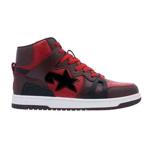 A BATHING APE Sta 93 Hi Sneakers - Red
