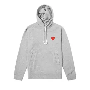 Play Comme Des Garcon Heart Logo Pullover Hoodie