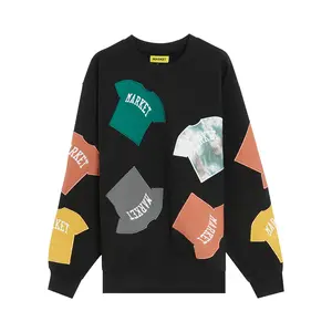 MARKET Patch Crewneck Sweatshirt - Black